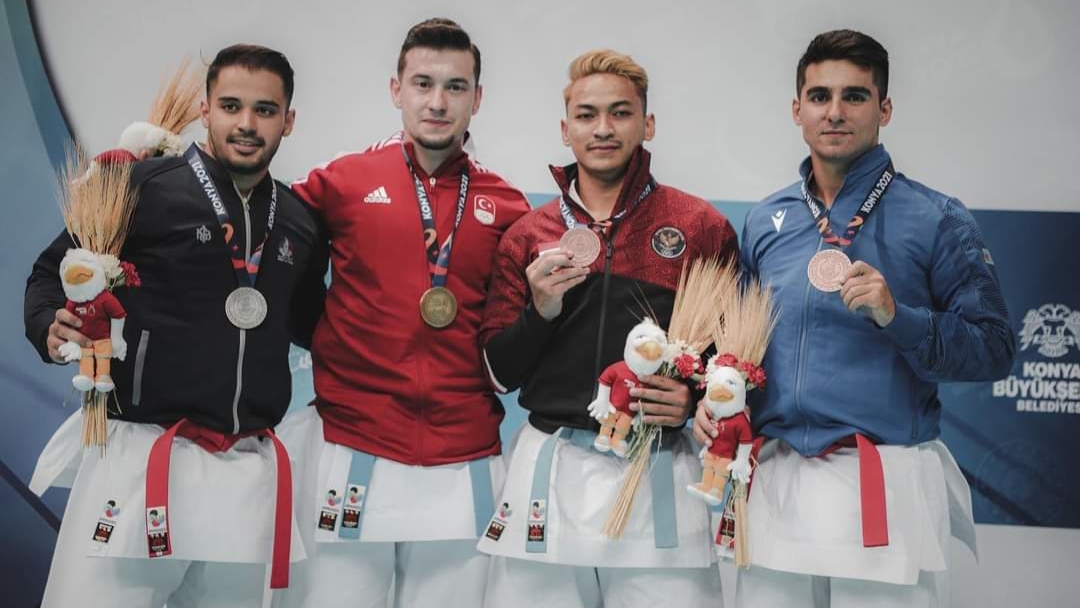 Zigi Zaresta sumbang medali pertama untuk Karate di Islamic Solidarity ...